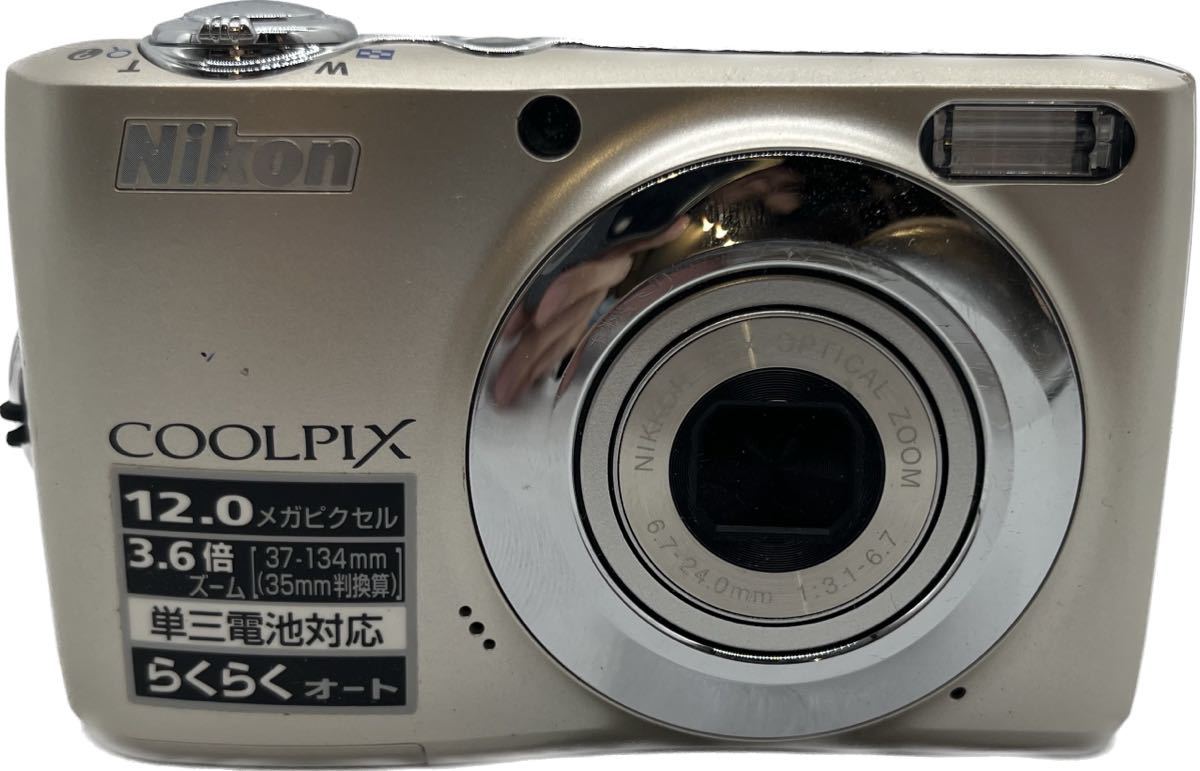 Yahoo!オークション - 【美品 】Nikon COOLPIX L22 6.7-24.0mm 1 3.1-6...