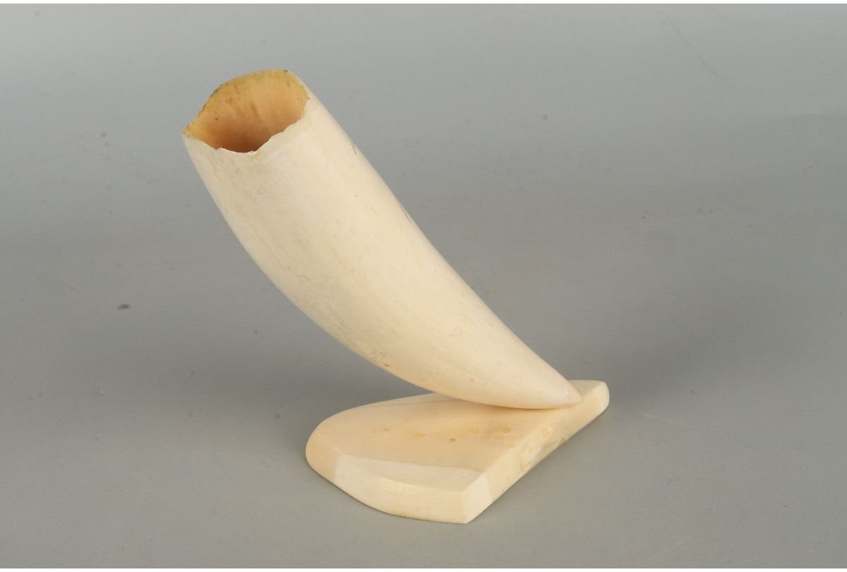 Yahoo!オークション - [URA]抹香鯨魚絵置物/385g/10-3-115 (検索)骨董/...