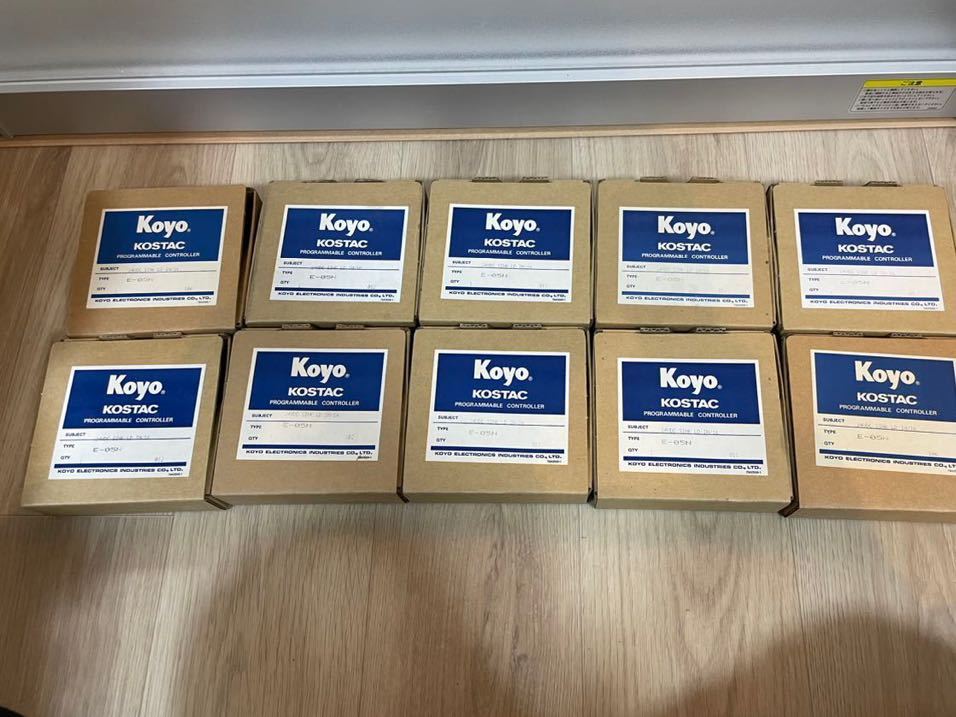 Yahoo!オークション - Koyo KOSTAC 24VDC SINK LD IN/16 E-05N 10個セ...