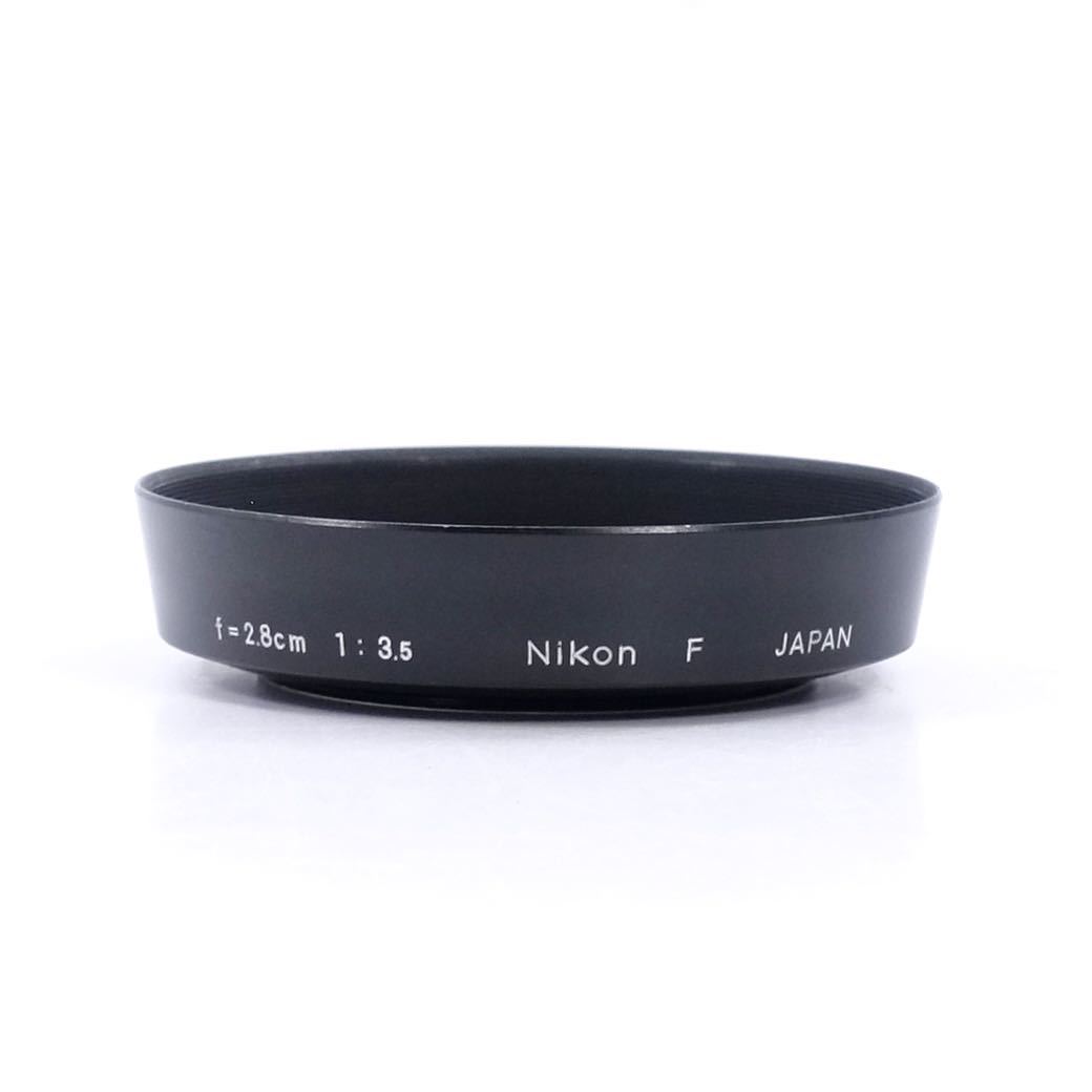 Yahoo!オークション - Nikon ニコン F f=2.8cm 1 3.5 メタルフード