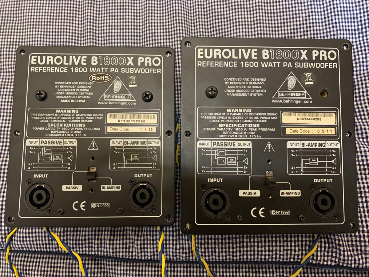 スピーカーネットワーク BEHRINGER ベリンガー パッシブ・サブ スピーカーネットワーク BEHRINGER ベリンガー パッシブ・サブ