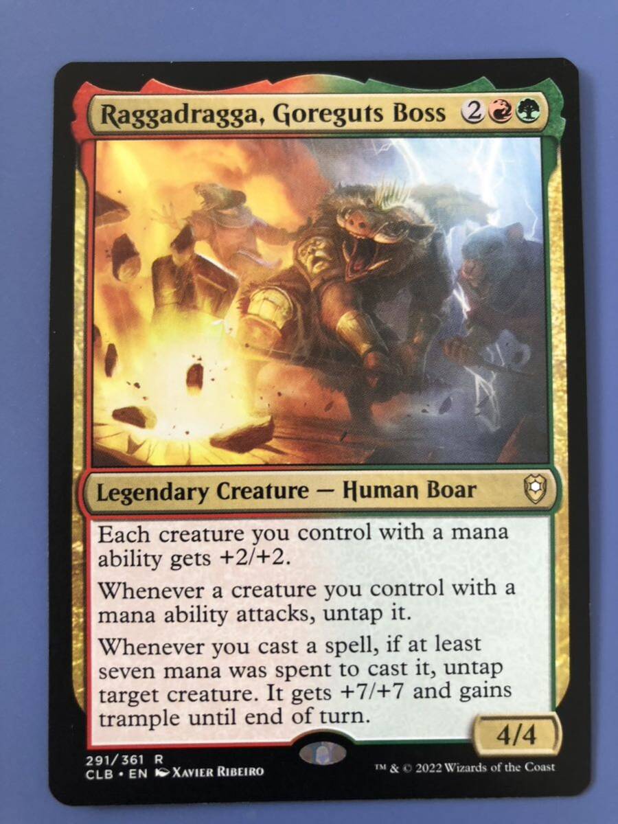 Yahoo!オークション - [AG-MTG] (291)《ゴアガッツ団の親分 ラッガドラ...