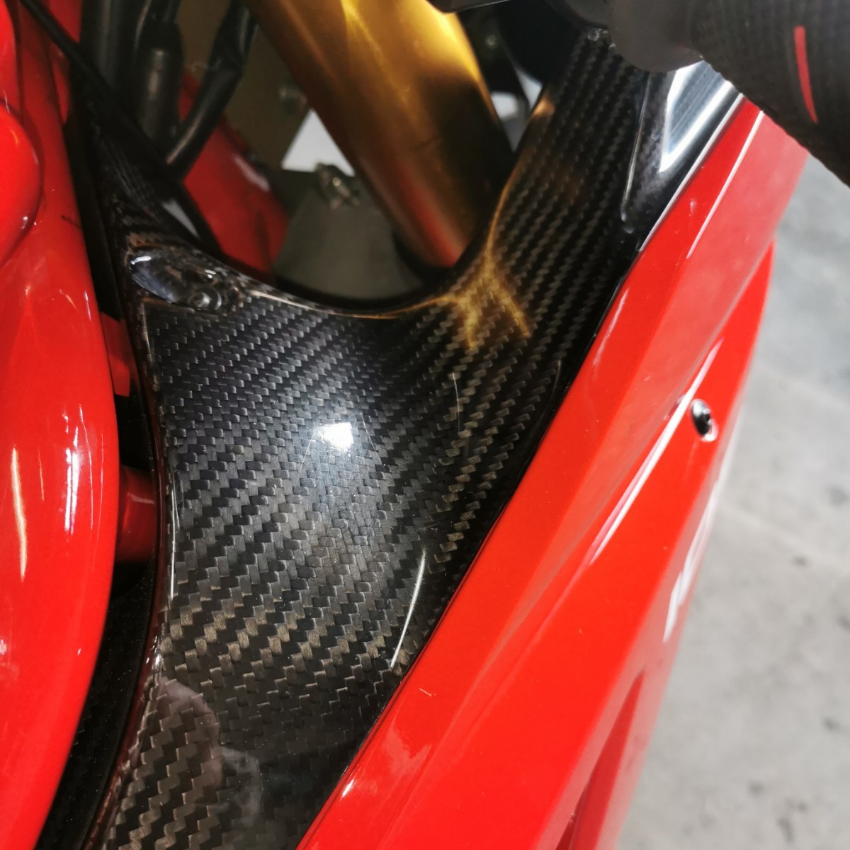 Yahoo!オークション - DUCATI 1098 1198 848 カーボン インナーパネル ...