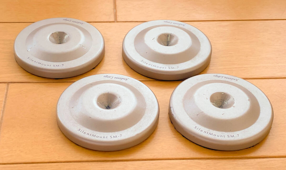 アンダンテラルゴ Andante Largo Silent Mount サイレントマウント SM-7 /S3/4P スパイク受け 70m径薄型 NO.1(オーディオ機器)｜売買された ...