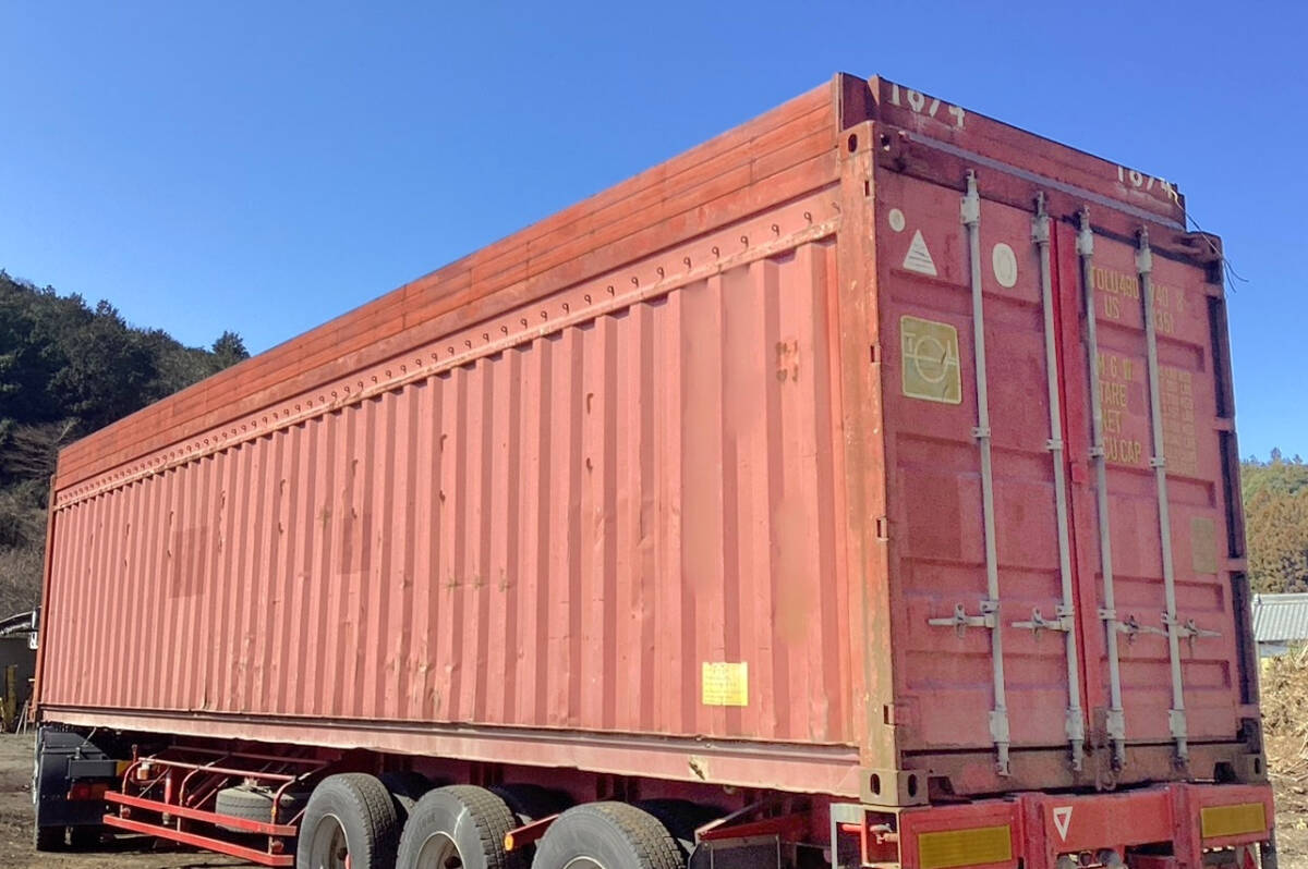 Yahoo!オークション - チップ 40Fフィートコンテナ 鉄箱 海コン〈茨城...