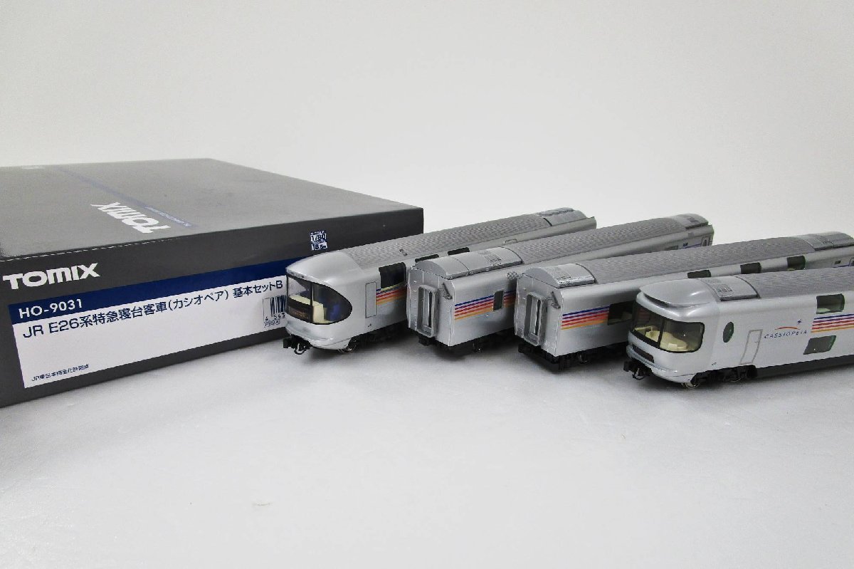 Yahoo!オークション - TOMIX HO-9031 JR E26系特急寝台客車（カシオペ...