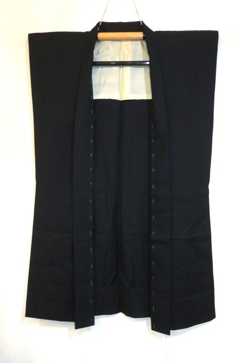 Yahoo!オークション - 壱月1097 男の袖無し羽織 丈95К交ぜ織りお召調 ...