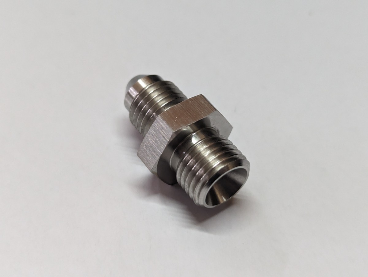 Yahoo!オークション - AN4-M12-1.25 AN取り出しニップル SR20JZ等 オイ...