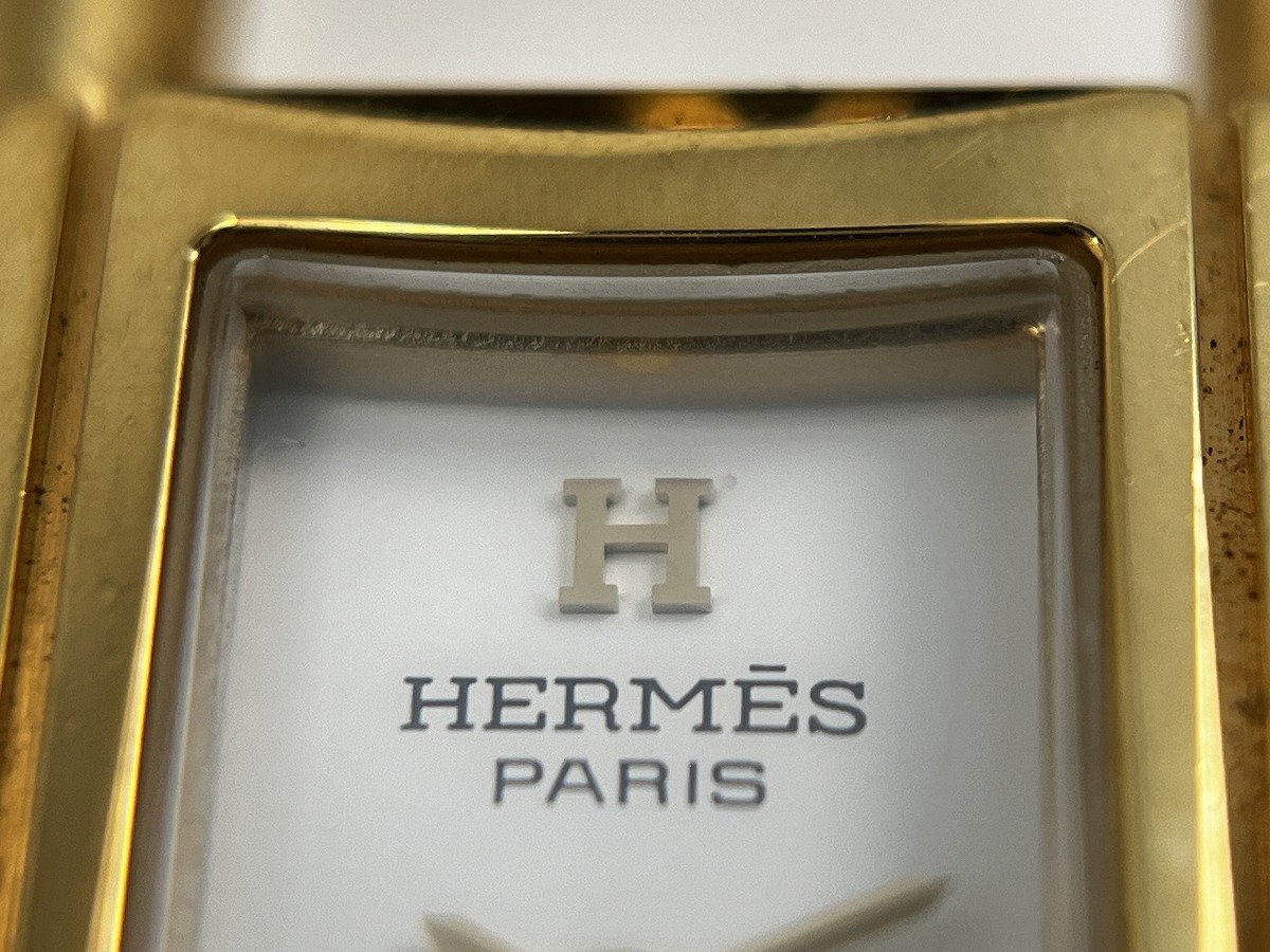 Yahoo!オークション - 【1円スタート】HERMES エルメス ケリーウォッ...