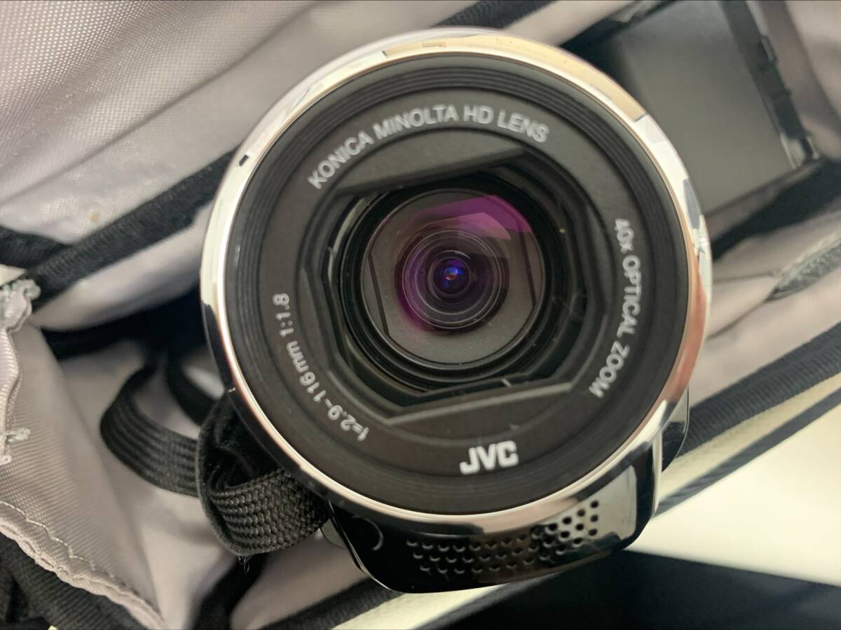 Yahoo!オークション - ＃9855【動作未確認・バッテリー2個付】JVC GZ-E...