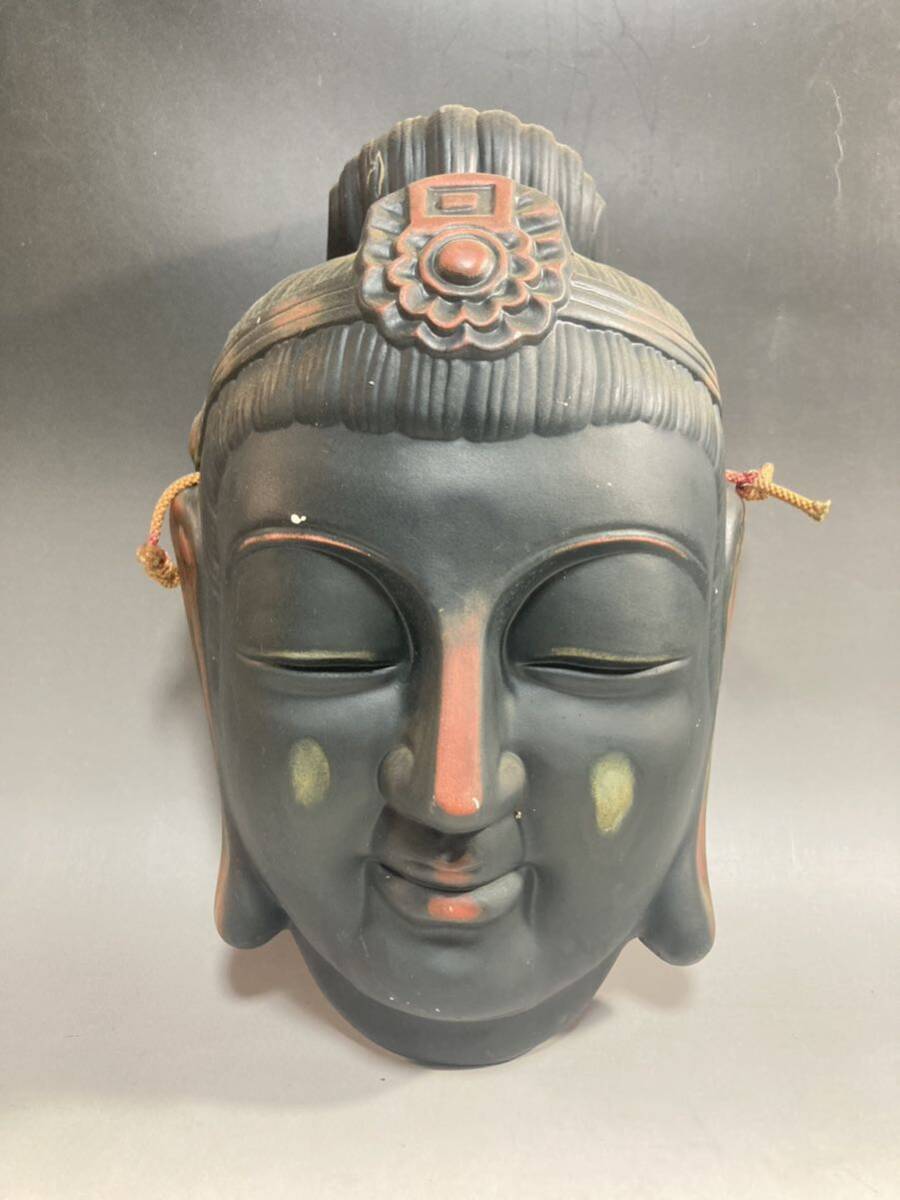 Yahoo!オークション - 【2A25】能面 お面 神楽面 仏像 大仏 釈迦如来菩...