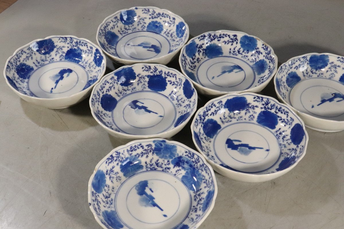 Yahoo!オークション - E289 伊万里印判なます皿7枚/和骨董/和食器/料...