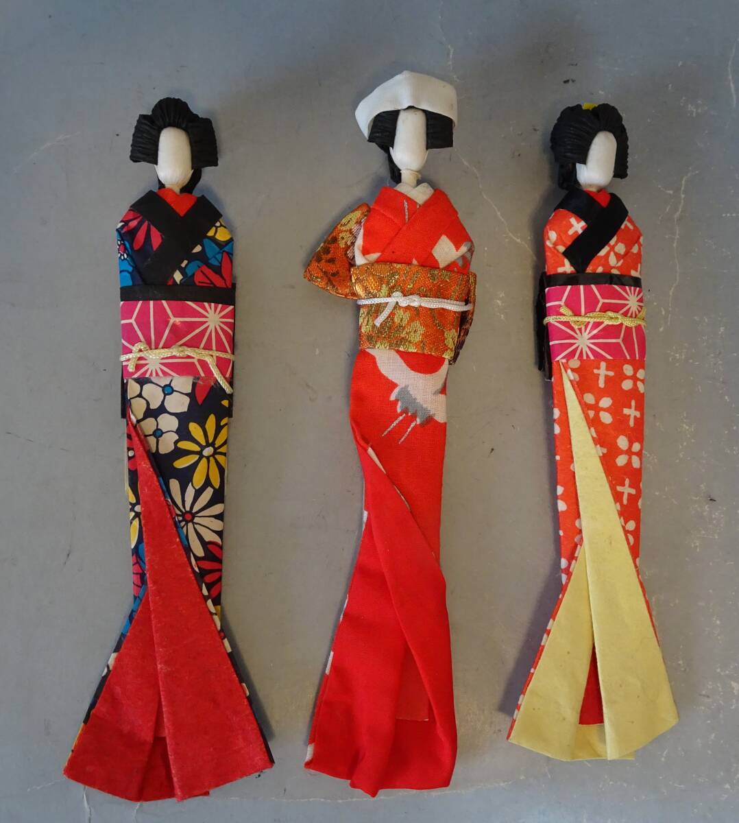 Yahoo!オークション - 郷土玩具 土人形・・・博多姉様3種 岸 茂丸氏旧...