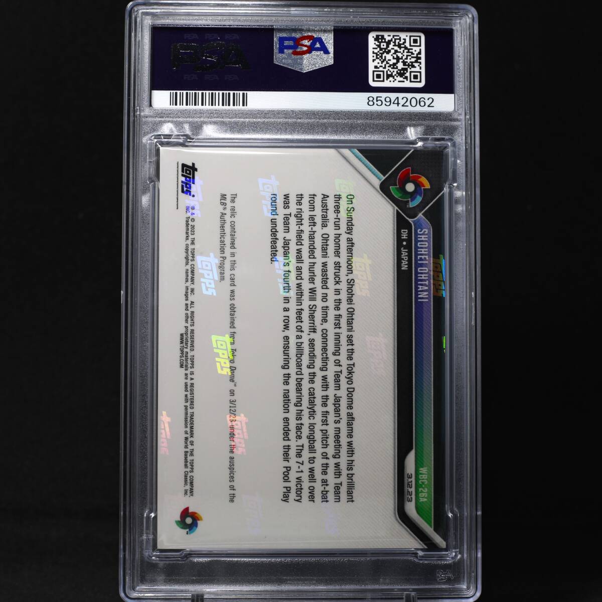 日本代購代標第一品牌【樂淘letao】－★PSA 10 全8枚★ボール レリック 2023 Topps Now WBC26A Shohei Ohtani 大谷 翔平 World ...