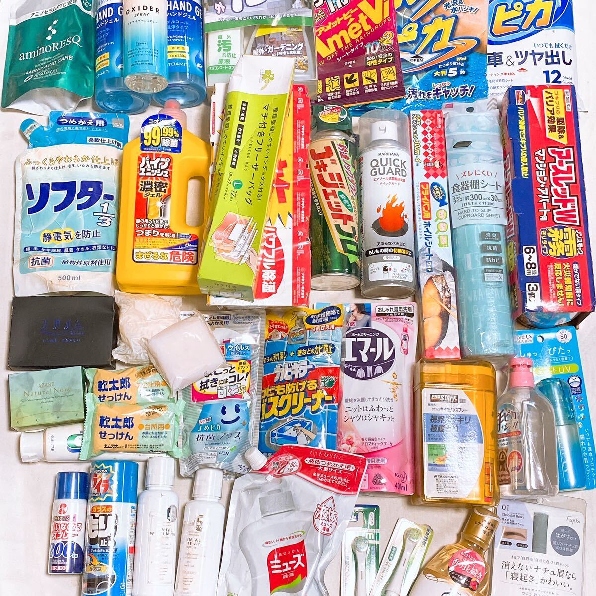 ほぼ 品 日用品 生活用品 洗濯洗剤 石鹸 カビキラー マウスウオッシュ ハンドジェル 他 大量まとめ 同梱不可 Y-1247(家庭用品)｜売買されたオークション情報、yahooの商品情報を ...