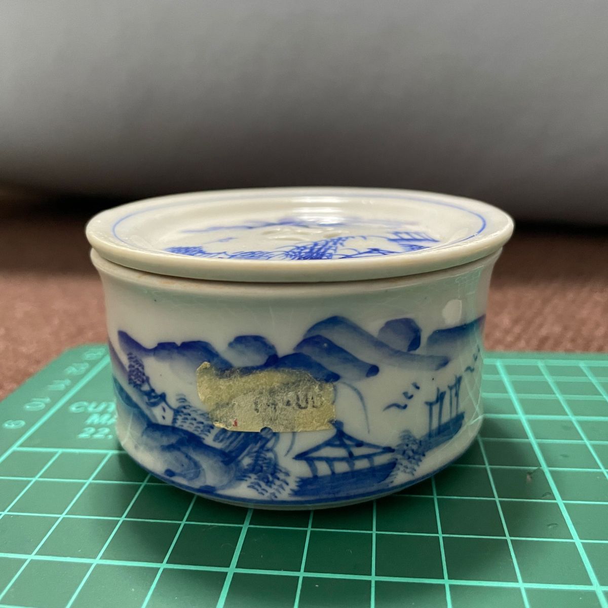 お茶セット 茶器セット 陶器 中国 青花 山水文 ミニチュア茶器 お茶セット 茶器セット 陶器 中国 青花 山水文 ミニチュア茶器