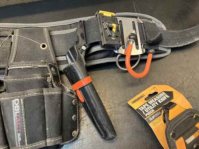 Yahoo!オークション - 【A-1495】腰道具 作業ベルト 安全帯 腰袋 サポ...