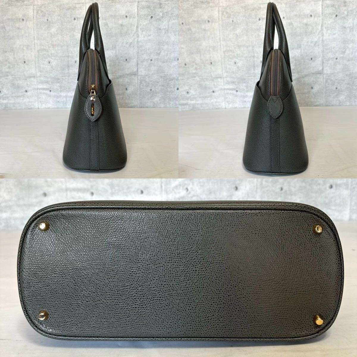 未使用級 MORABITO モラビト DINA グレー ゴールド金具 参考価格 未使用級 MORABITO モラビト DINA グレー ゴールド金具 参考価格