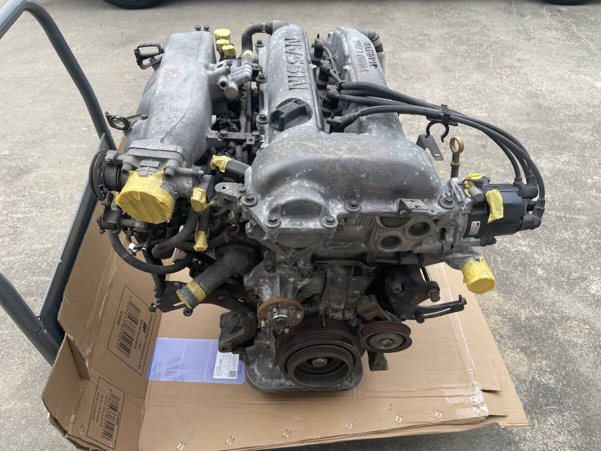 Yahoo!オークション - S15シルビア NAエンジン SR20DE 実働