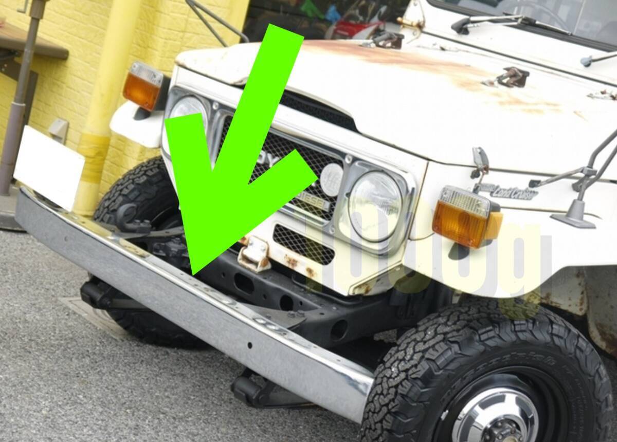 トヨタ純正 TOYOTA 品 超 廃番品 ランクル40 フロント バンパー クロームメッキ BJ40 BJ41 BJ42 BJ43 BJ44 BJ46 FJ40(フロント)｜売買された ...