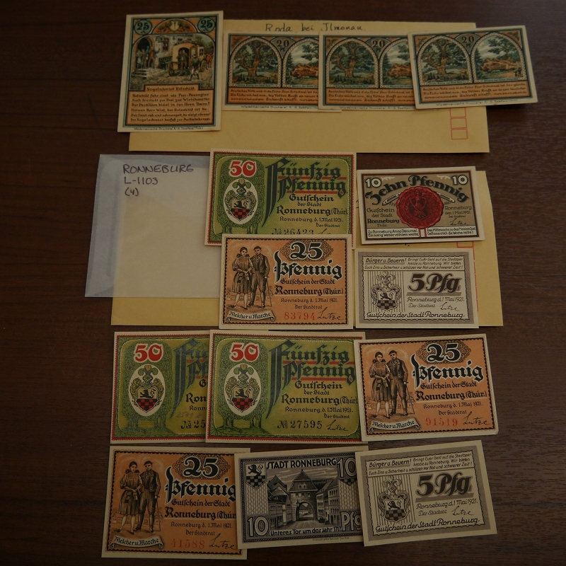 Yahoo!オークション - FK-2244 ドイツ ヨーロッパ・ノートゲルト紙幣 ...