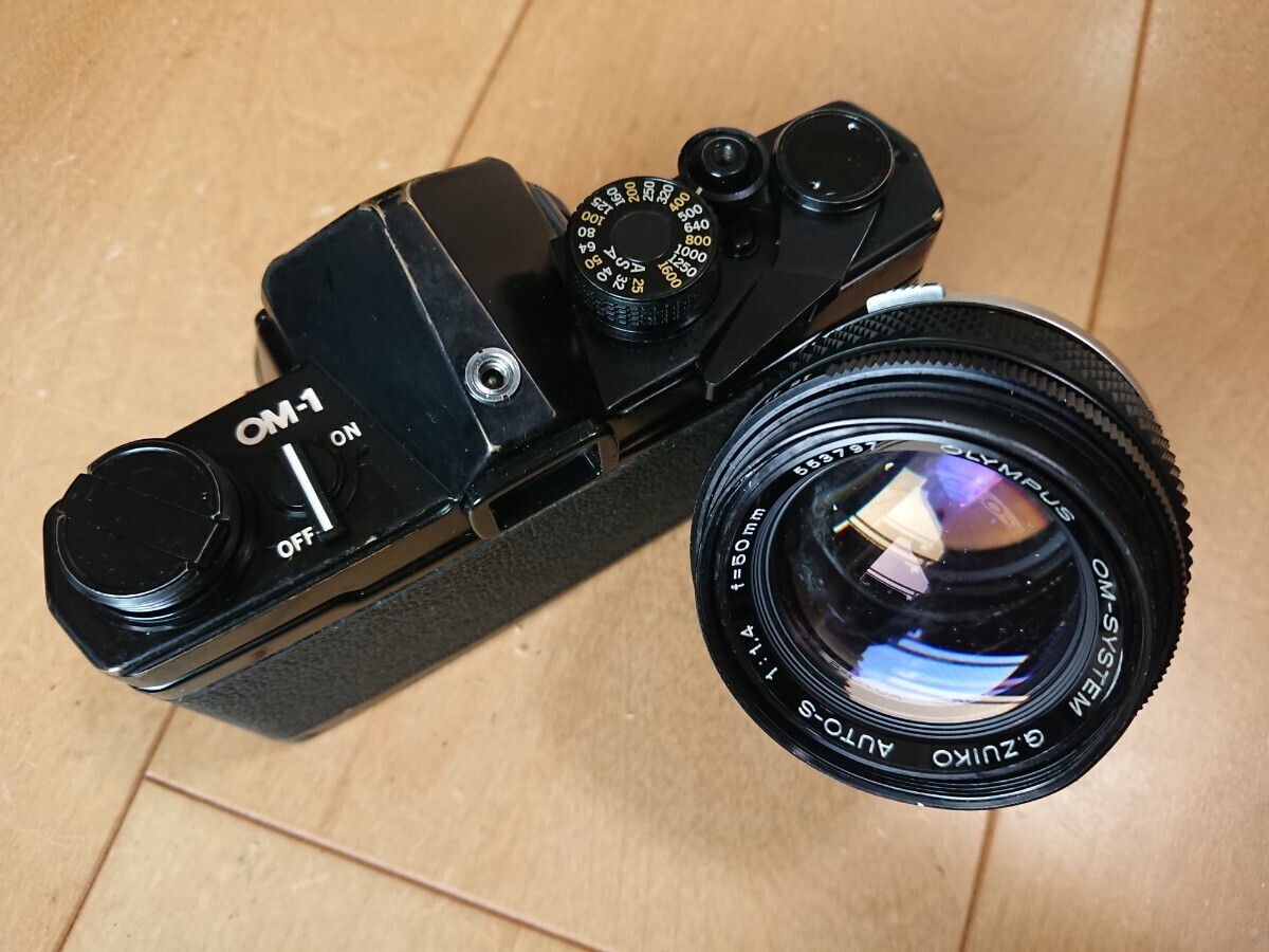 Yahoo!オークション - OM-1 50mm F1.4 オリンパス OM1 ブラックボディ ...