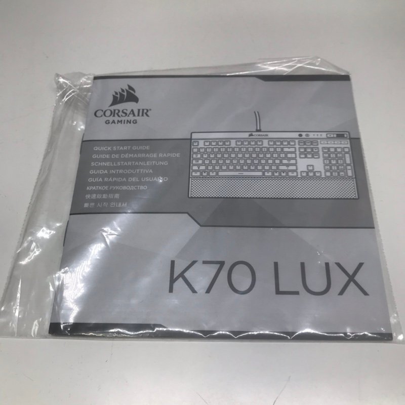 Yahoo!オークション - CORSAIR コルセア ゲーミングキーボード K70 LUX...