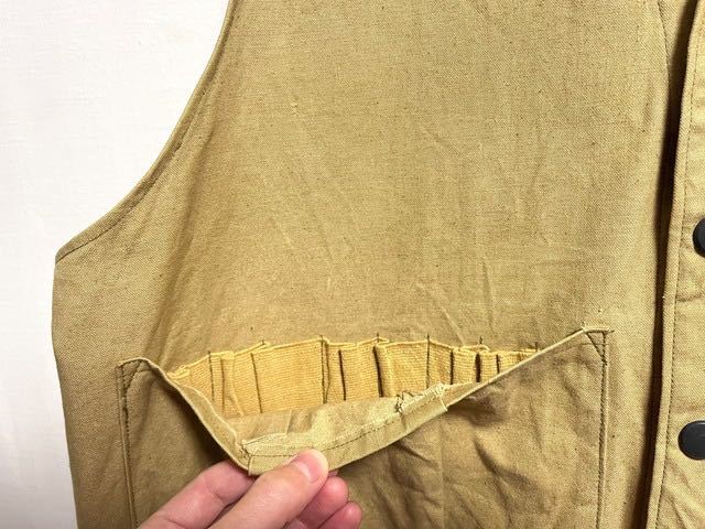 1960~80´s made in japan DICKSON beige cotton fabric hunting 1960~80´s made in japan DICKSON beige cotton fabric hunting