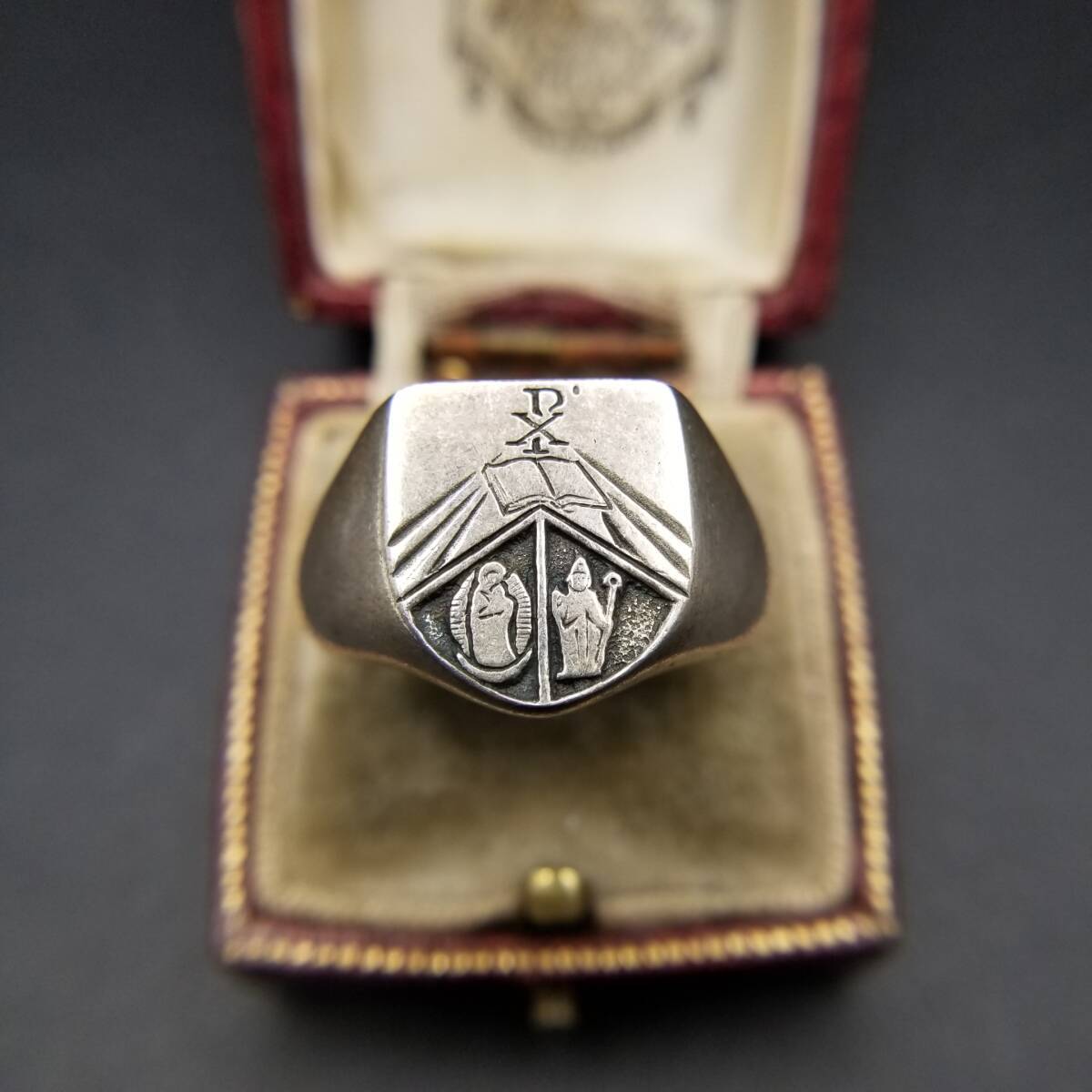 Yahoo!オークション - エンブレム 紋章 シグネット オープン フリー ヴ...