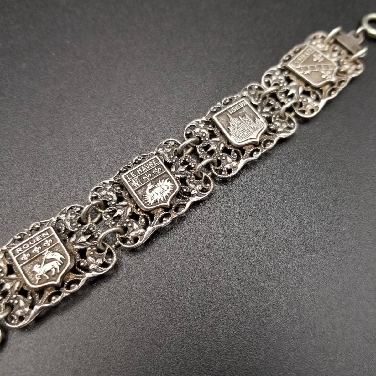 Yahoo!オークション - フランス都市 紋章 景色 パネルチェーン シルエ...