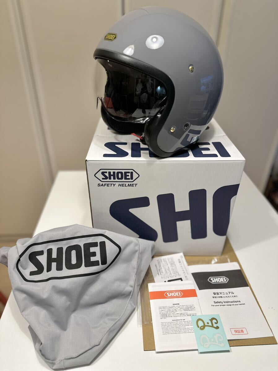 Yahoo!オークション - ショウエイ JO バサルトグレーLサイズ美品SHOEI