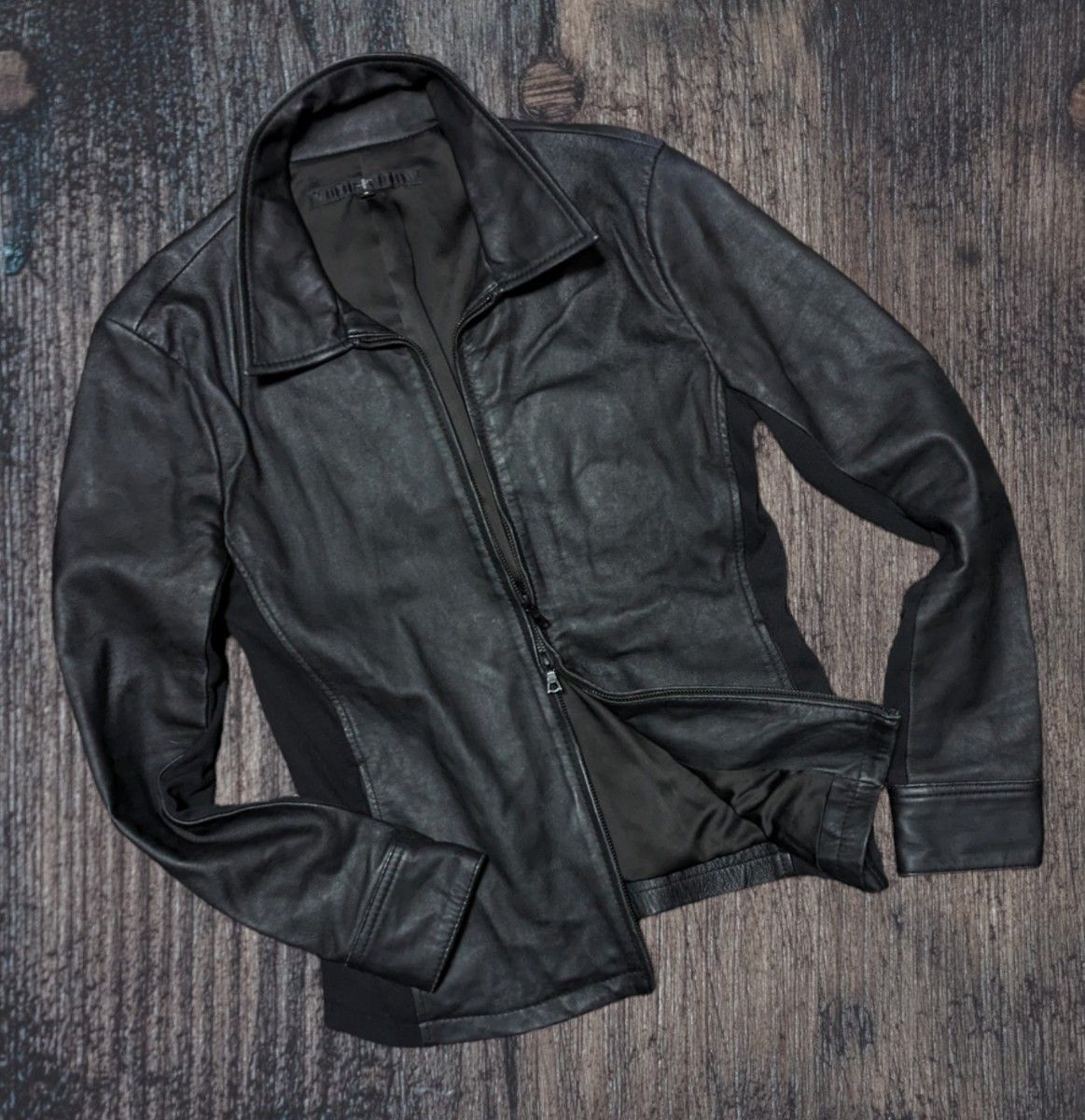 NO ID ジンカンパニーLamb Leather Jacketレザージャケット 革 NO ID ジンカンパニーLamb Leather Jacketレザージャケット 革