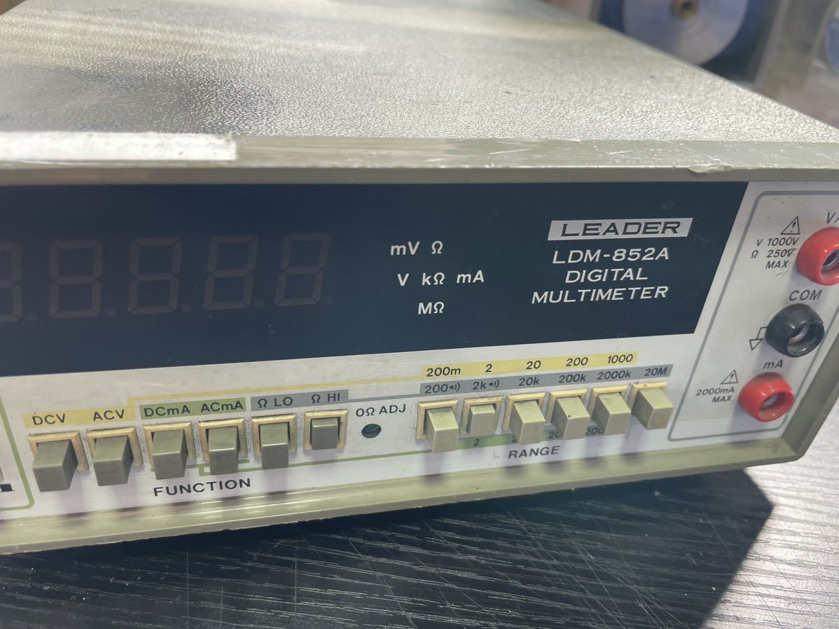 Yahoo!オークション - LEADER LDM-852 マルチメーター
