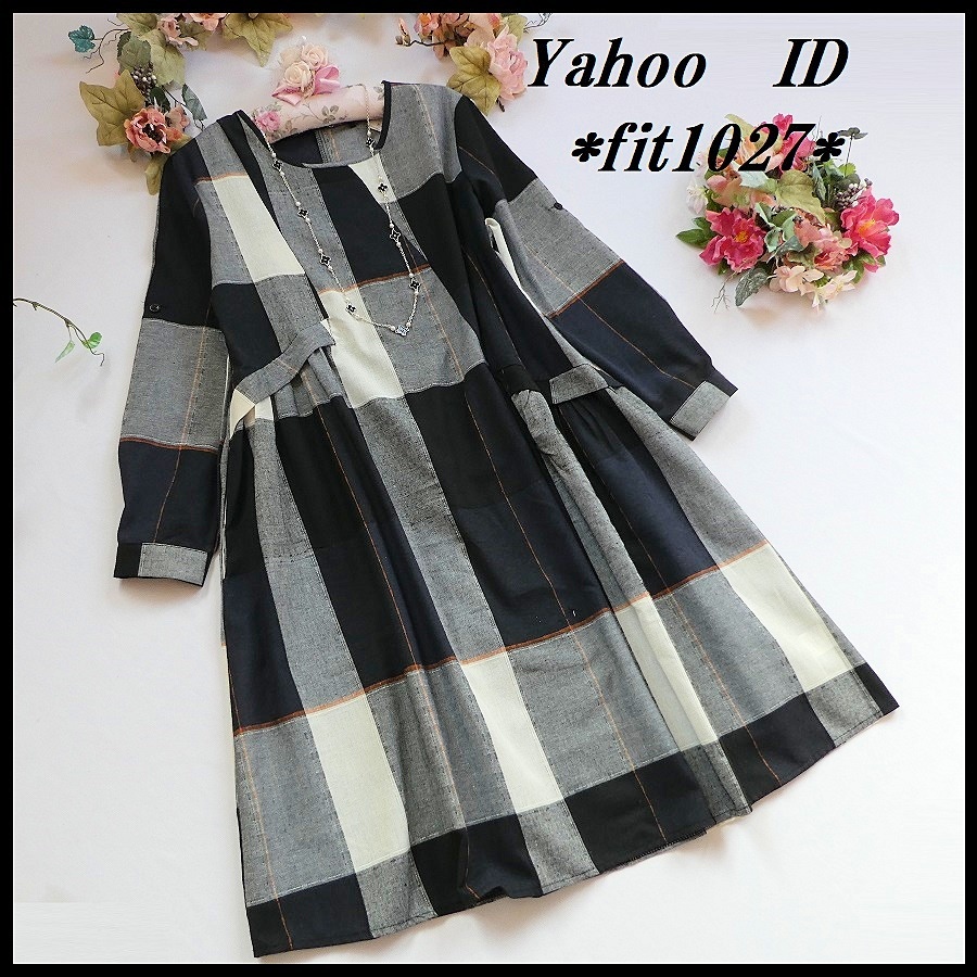 Yahoo!オークション - L～LL/3L【新品】COTTON×リネン混合 大き...