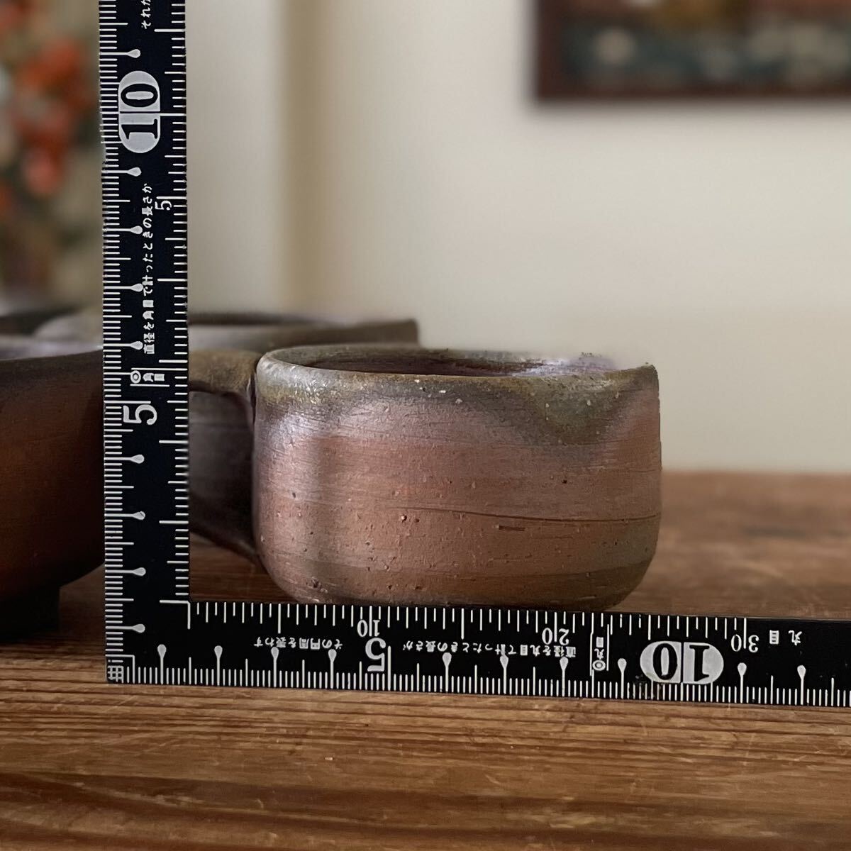 Yahoo!オークション - KTH-03 備前焼 小西陶古 造 コーヒーカップ スプ...