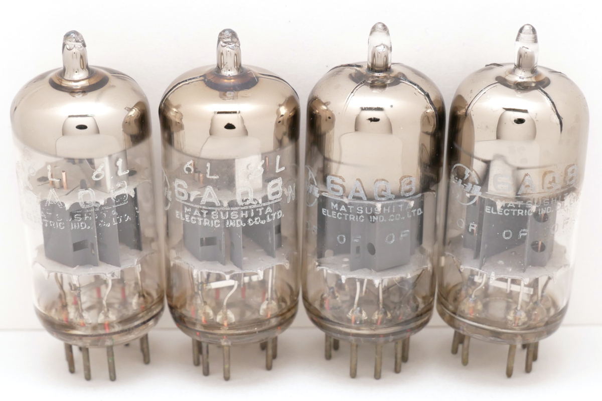 Yahoo!オークション - 松下 6AQ8 4本セット①