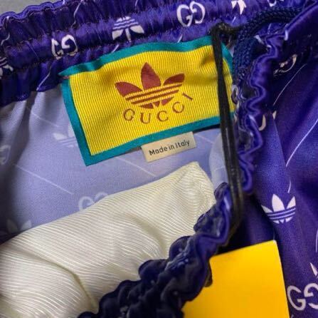 Gucci x adidas Trefoil Print Shorts Blue 44|Yahoo!フリマ Gucci x adidas Trefoil Print Shorts Blue 44|Yahoo!フリマ