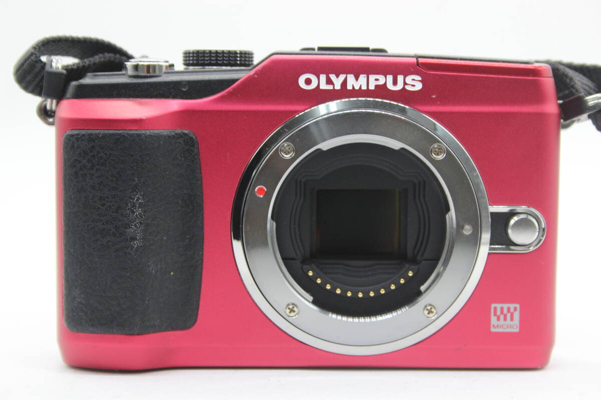 Yahoo!オークション - 【返品保証】 オリンパス Olympus E-PL2 レッド ...