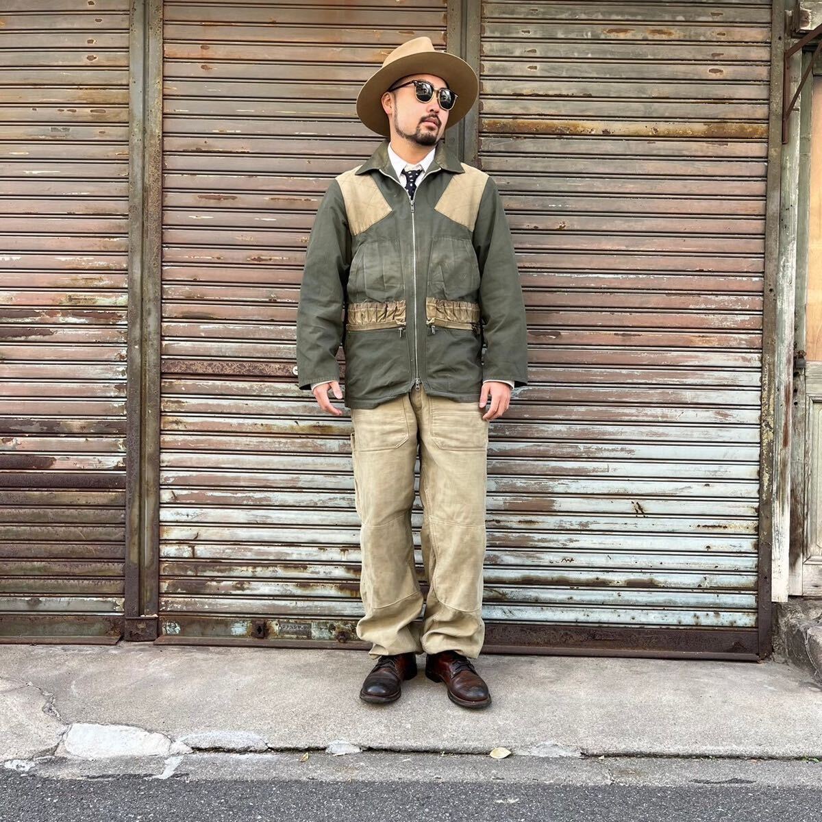 フランス製 80s COLAMTISS COLAMTEX ハンティングジャケット フランス製 80s COLAMTISS COLAMTEX ハンティングジャケット