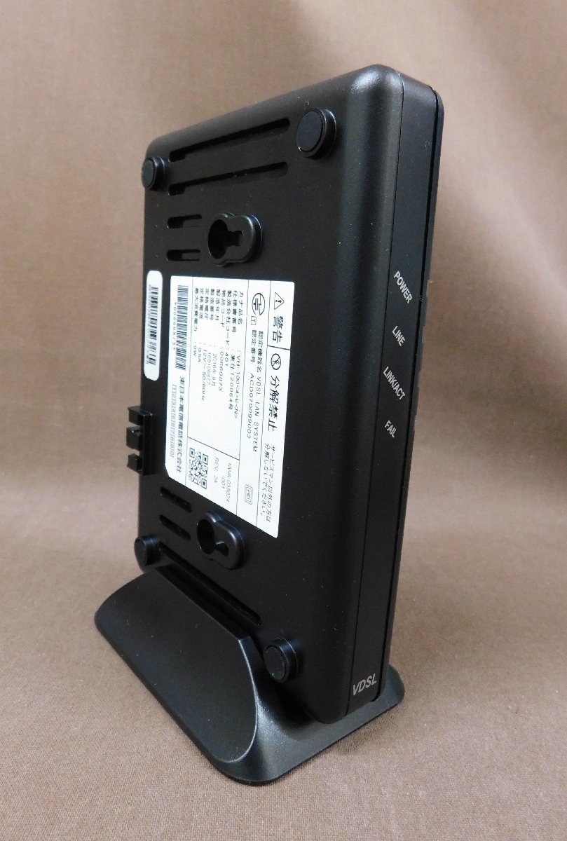 Yahoo!オークション - NTT東日本 VH100-4E VDSLモデム ルーター 通電確...