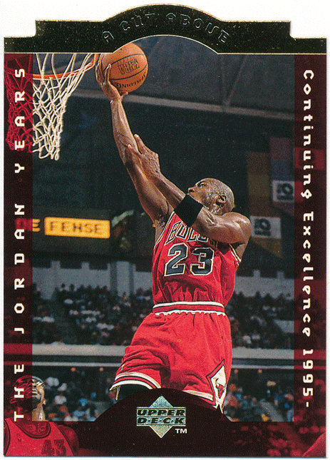 Michael Jordan NBA 1996-97 Upper Deck UD A Cut Above Continuing Excellence 1995 CA10 マイケル ジョーダン ...