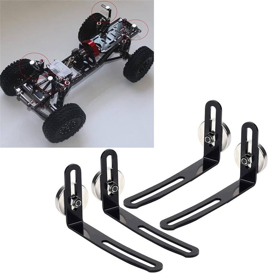 プラボディ固定 ラジコン クローラー 強力マグネット L型 TRX4 SCX10II ブラケット 1/10 カーRC スケール TRAXXAS RC4WD タミヤCC02 パーツ(パーツ ...
