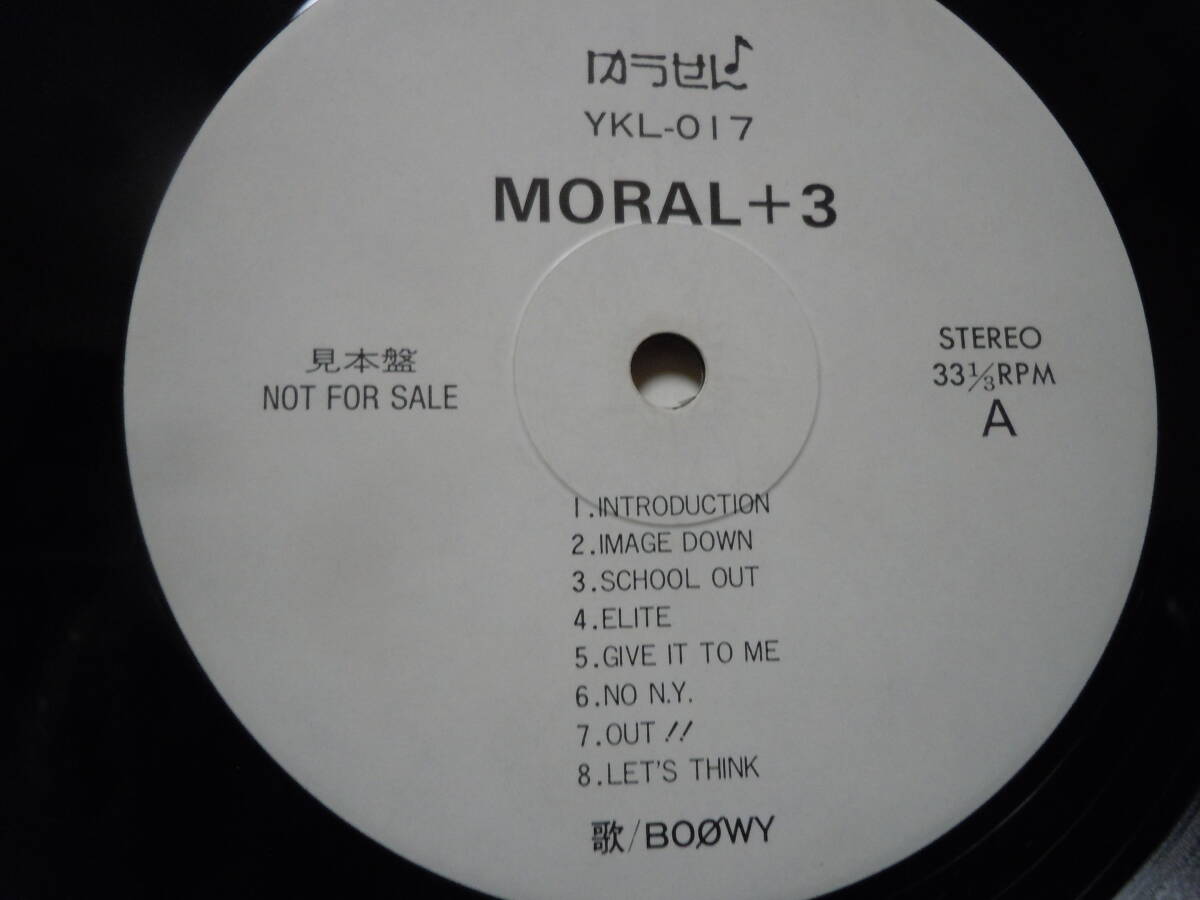 Yahoo!オークション - 『LP』 BOOWY /MORAL＋3 （YKL...