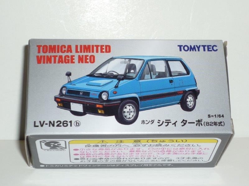 TLV ホンダ シティ ターボ 82年式 LV-N261-b(トミカリミテッド)｜売買されたオークション情報、yahooの商品情報をアーカイブ公開 - オークファン（aucfan.com）