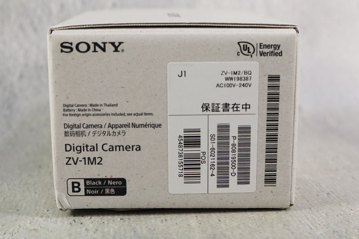 Yahoo!オークション - 未使用 SONY Digital Camera ZV-1M2 Black ソニ...