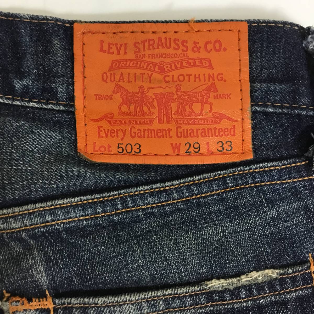 即決 クラシック リーバイス 503 W29 オレンジパッケージ 即決 クラシック リーバイス 503 W29 オレンジパッケージ