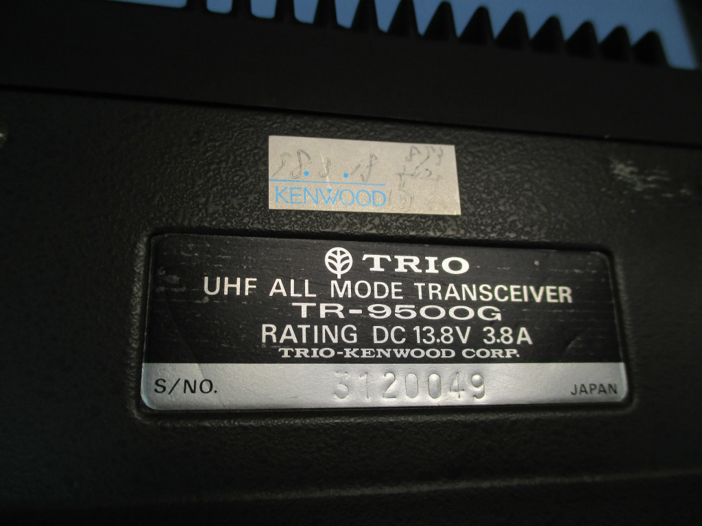 Yahoo!オークション - TRIO TR−9500G 430MHz オ−ル...