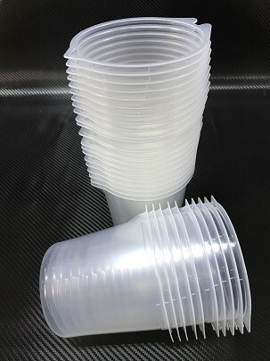 Yahoo!オークション - 調色カップ 600cc 30枚 計量カップ ウレ...