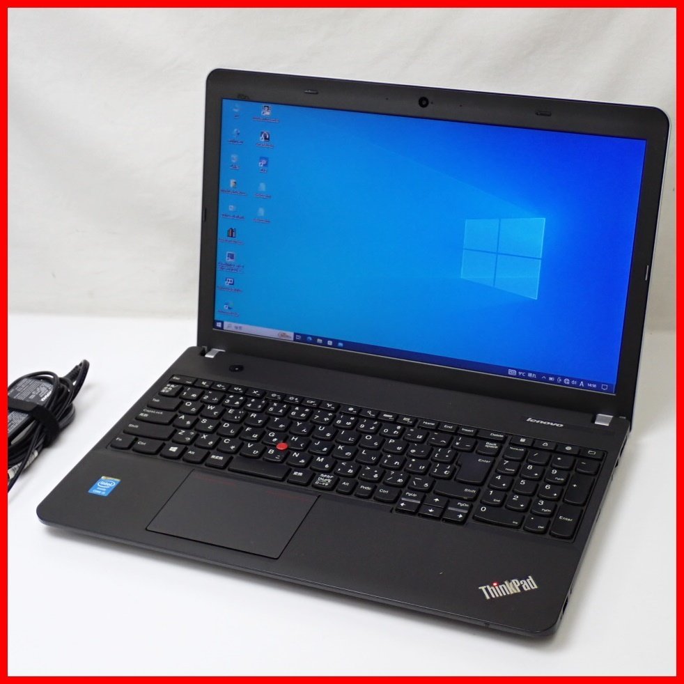 Lenovo/レノボ ThinkPad E540 20C6009AJP/Win10Pro/Core i5 4200M/SSD128GB/メモリ8GB/15.6型/ /ACアダプター付き ...
