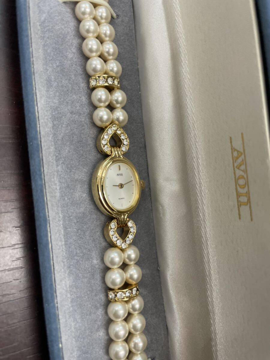 Yahoo!オークション - AVON パール腕時計